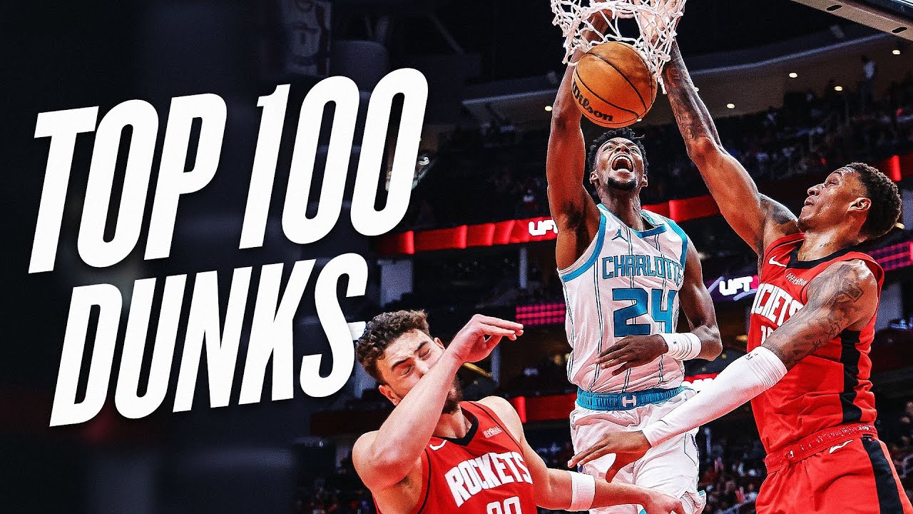 The Top 100 Dunks Of The 2024-25 NBA Season! | PRO Basketball Videos